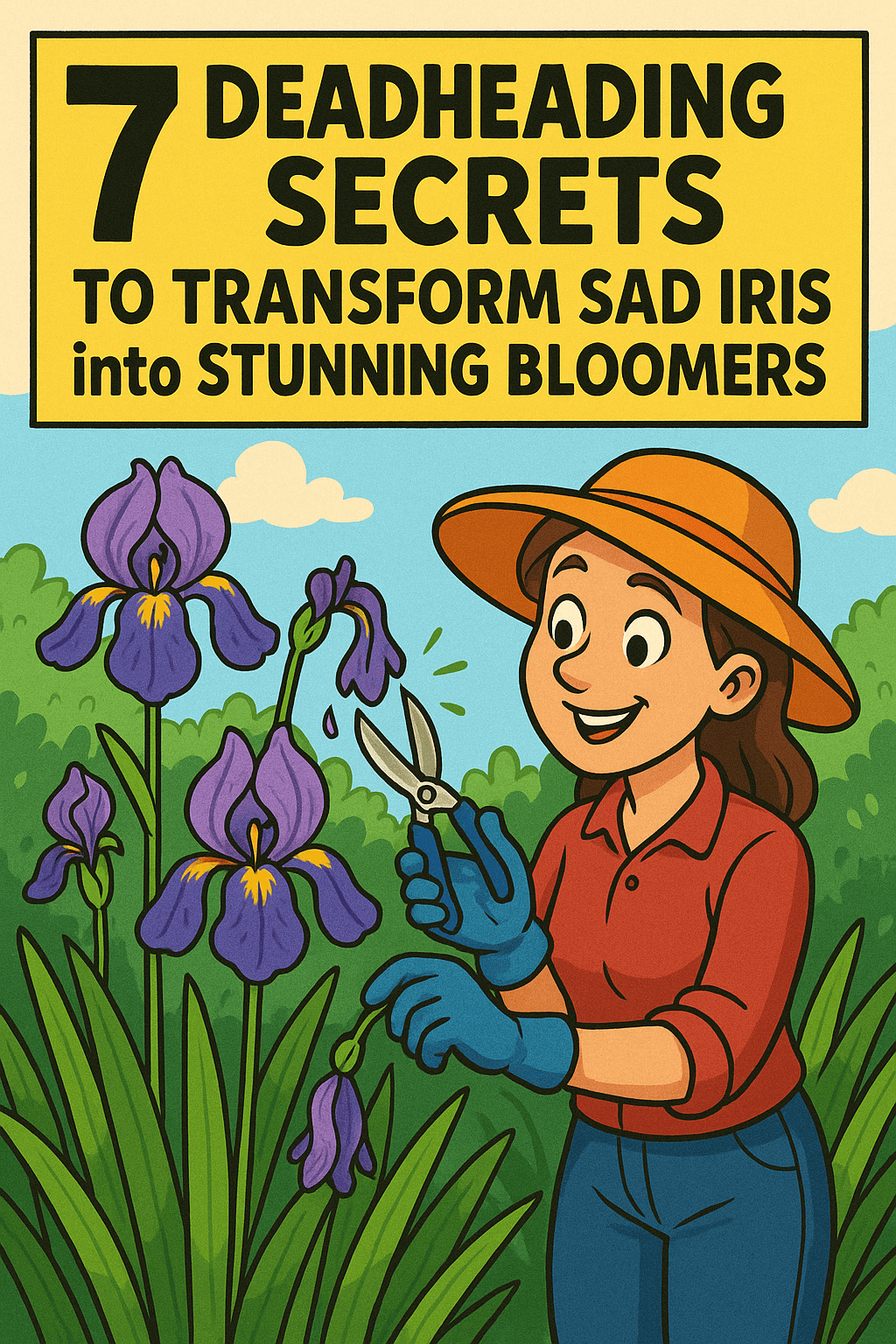 7 Deadheading Secrets To Transform Sad Iris into Stunning Bloomers