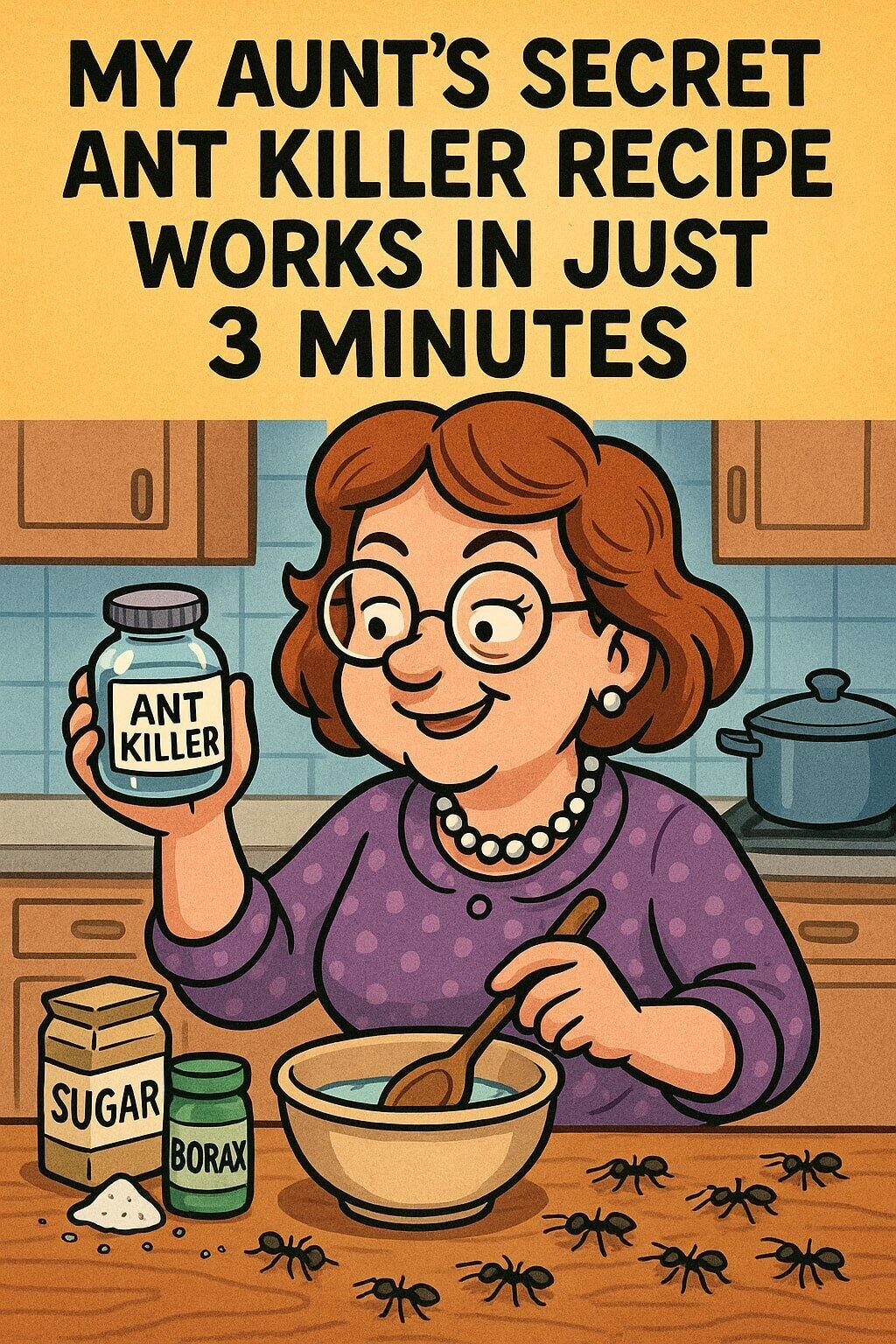 My Aunt's Secret Ant Killer Recipe Works in Just 3 Minutes