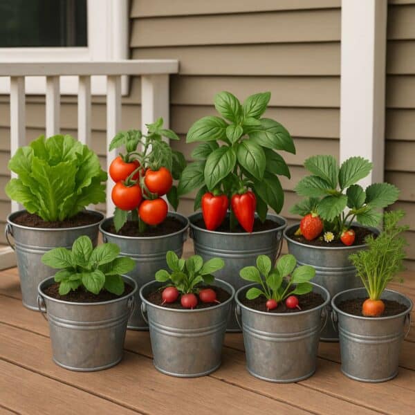 10 Foods You Can Grow in Buckets (Even If You Kill Every Plant)