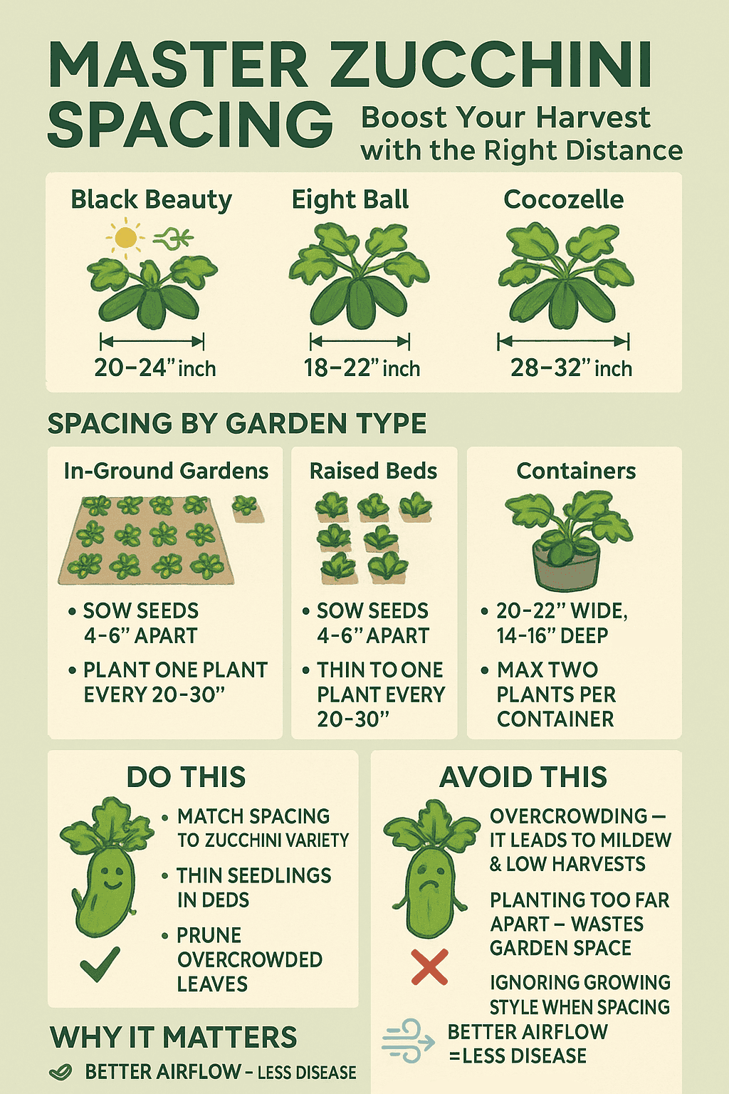 Inspiring Zucchini Plant Spacing Pictures
